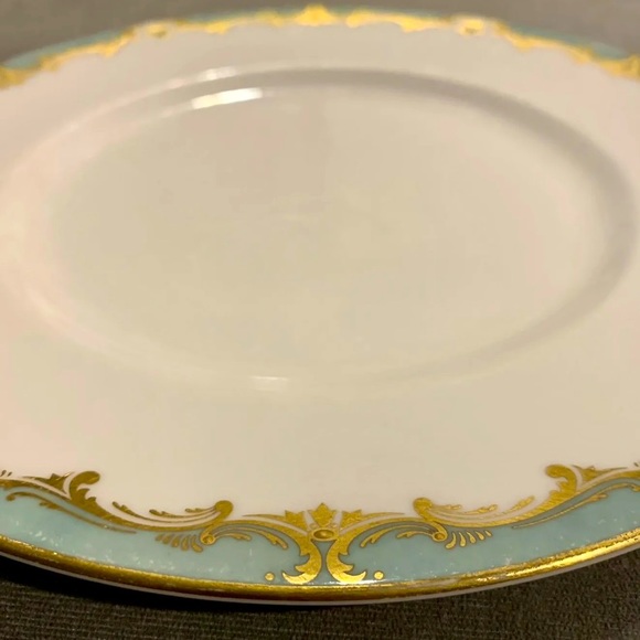 Royal Worcester | Dining | Vintage 6s Turquoise Patterned Royal Worcester England Devonshire ...